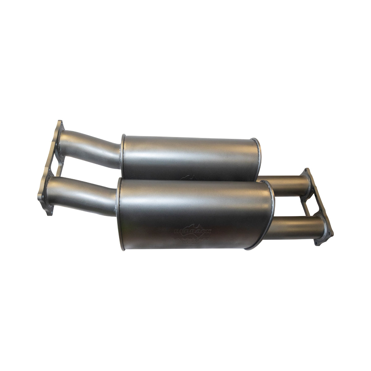 Redback Extreme Duty Offset/Offset 11"x6" Twin Large Muffler Assembly ...